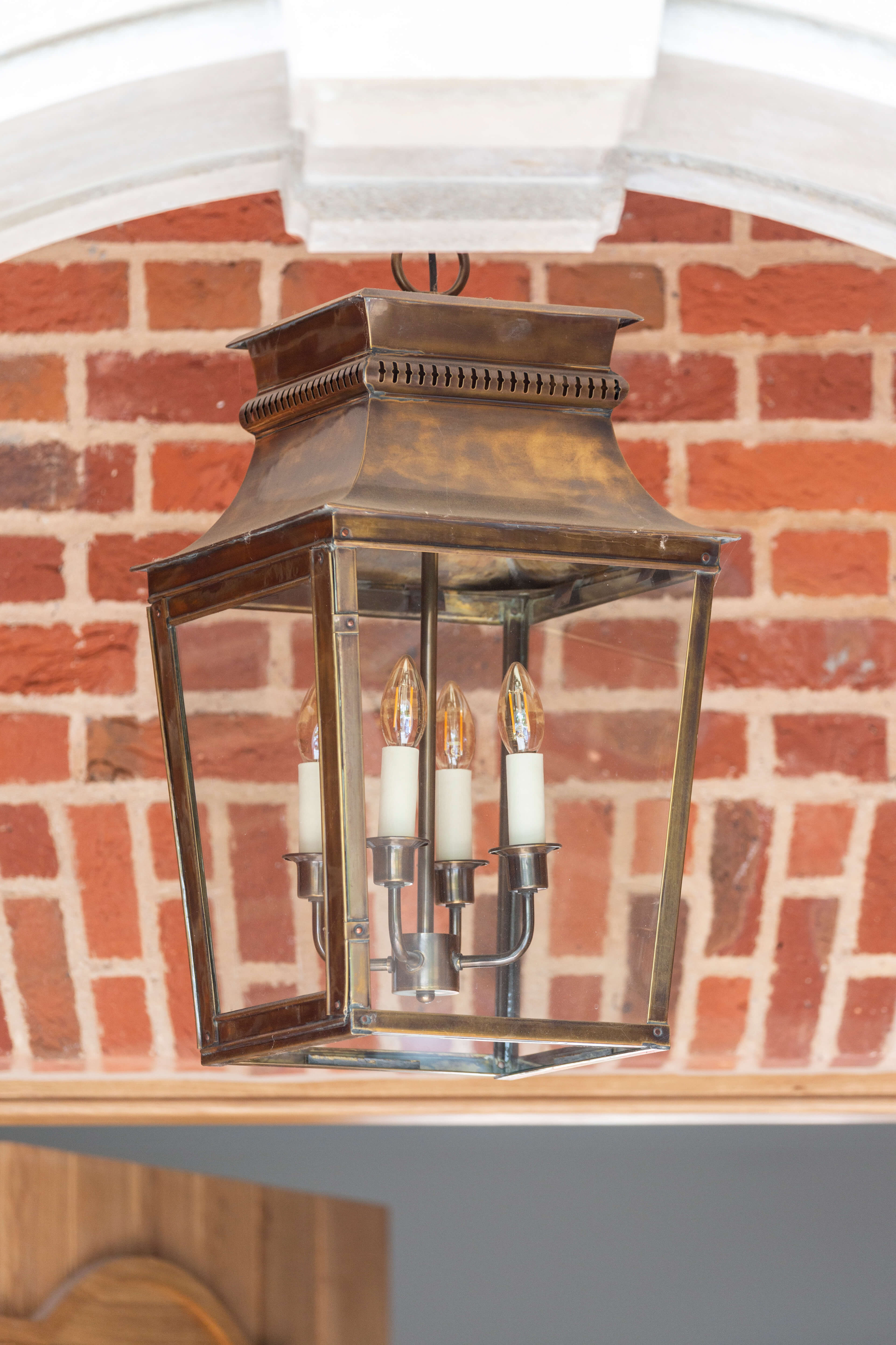 Bespoke outdoor lanterns for a new country house