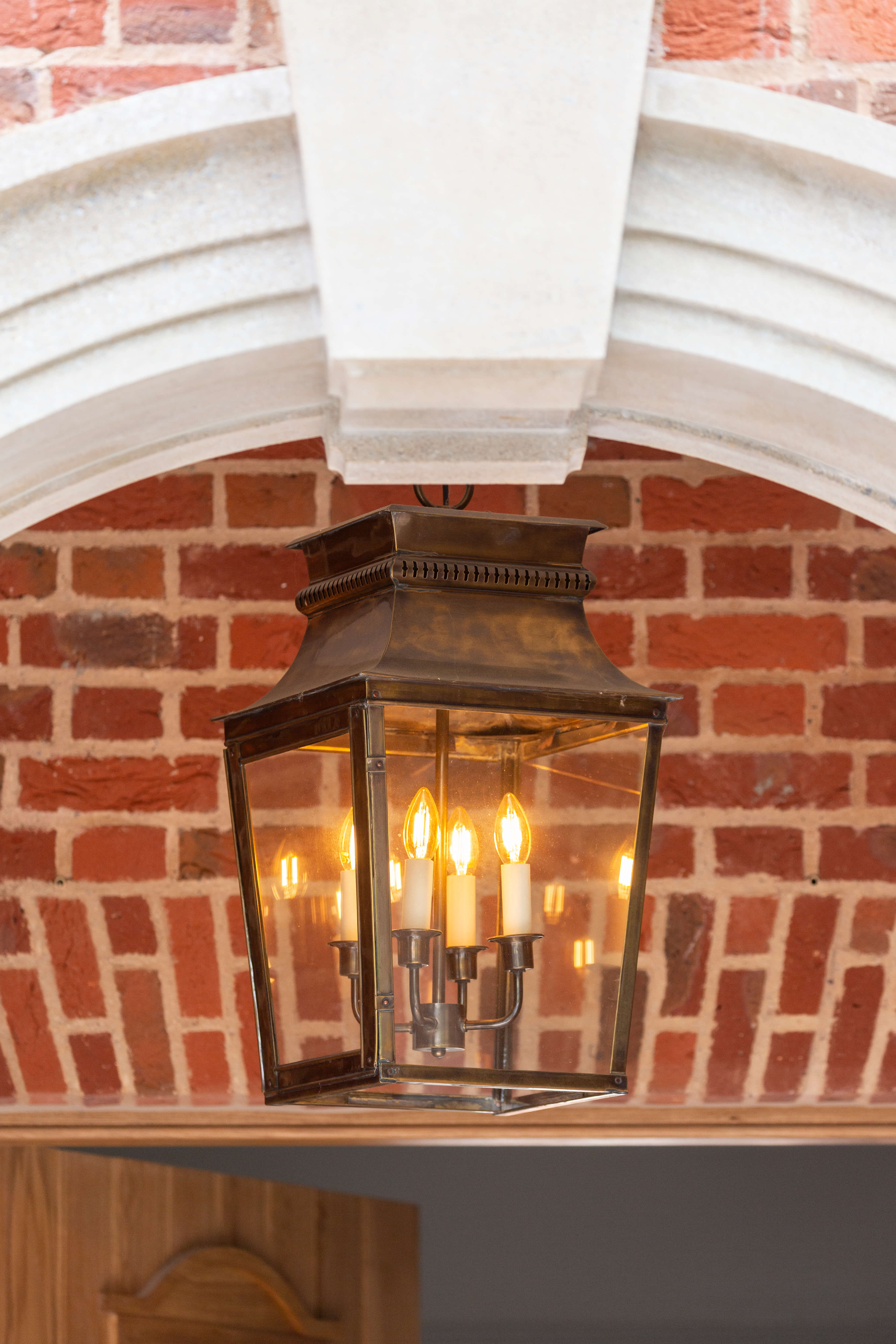 Bespoke outdoor lanterns for a new country house