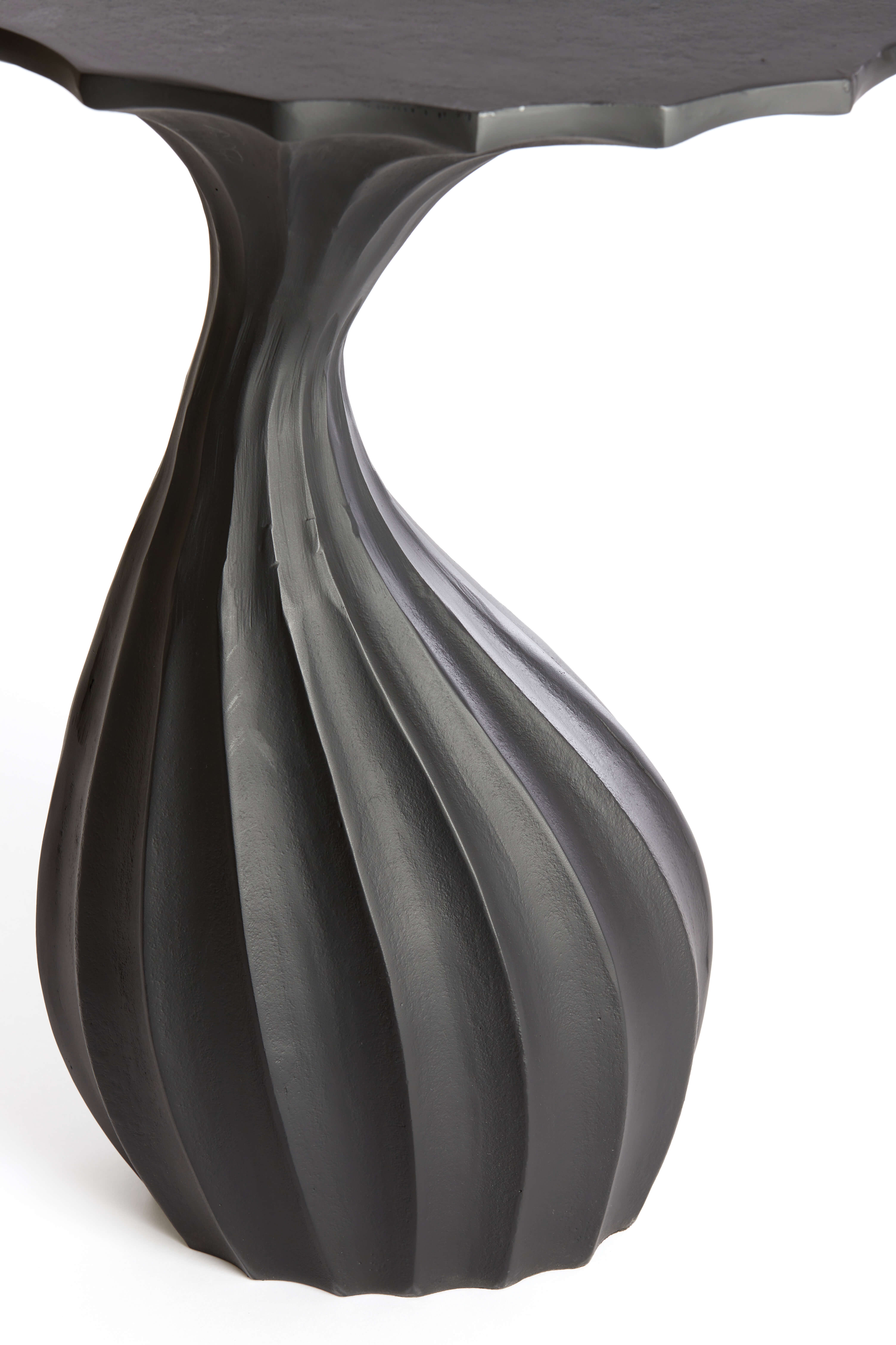 Side Table Flora Matt Black