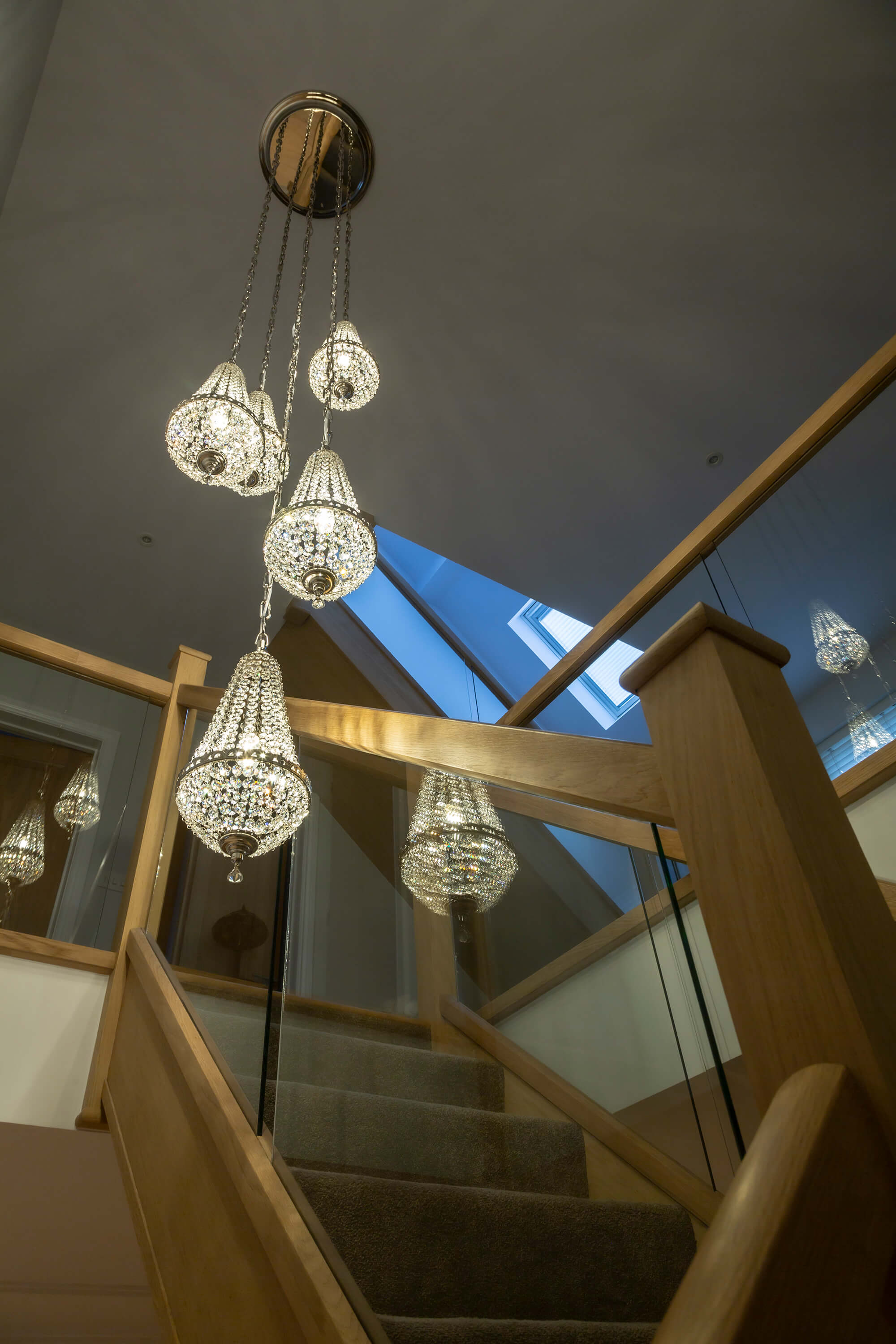 Henley Crystal Staircase Chandelier